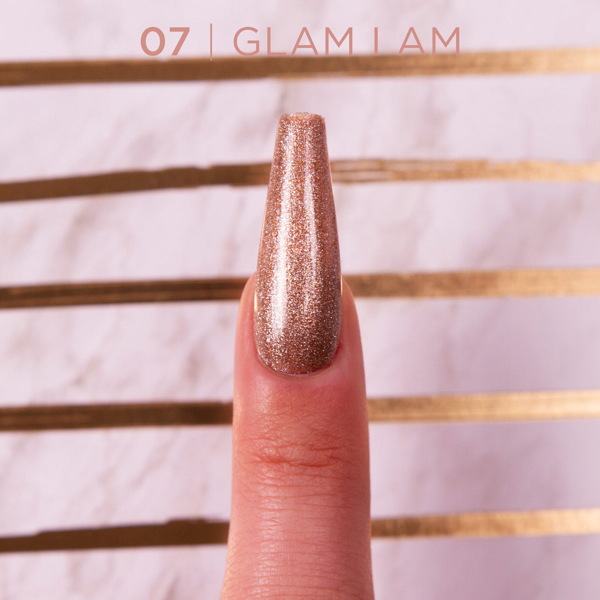 #07L Gotti Nail Lacquer - Glam I Am – Gotti Nails